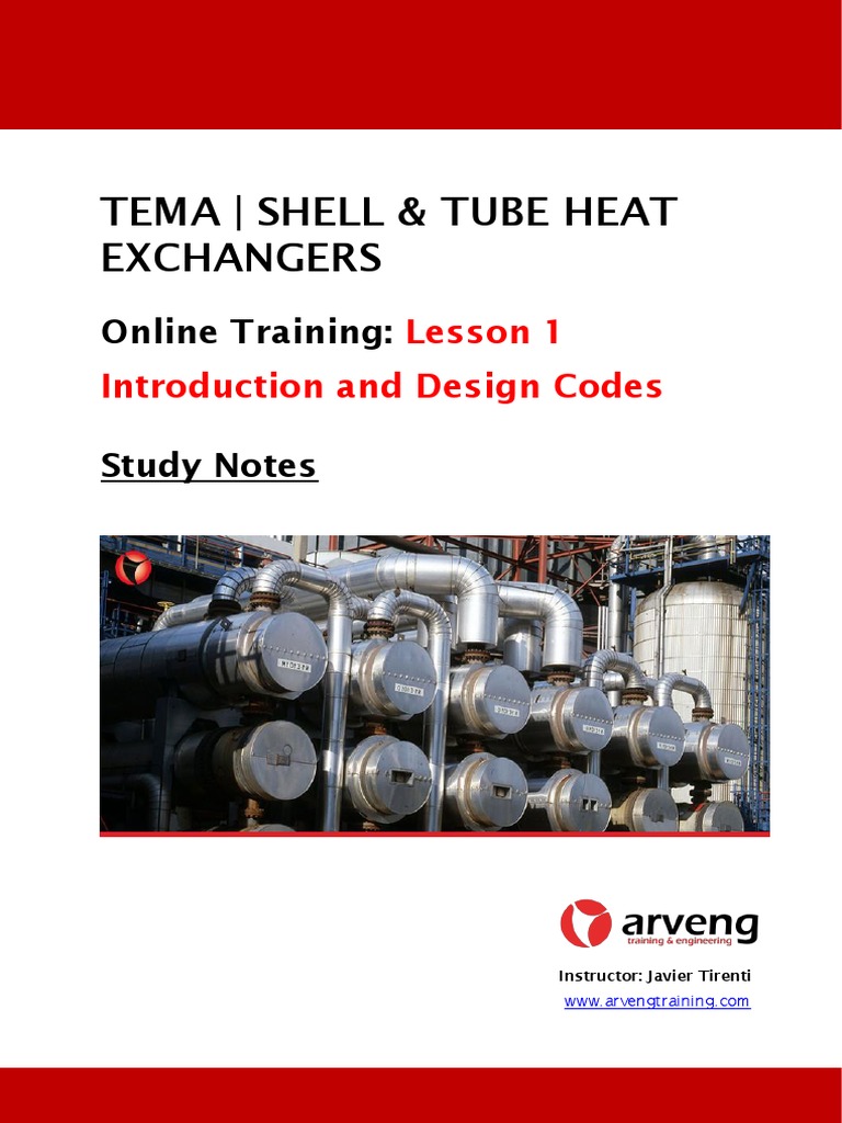 TEMA Codes for Shell & Tube Heat Exchangers | PDF | Heat Exchanger ...