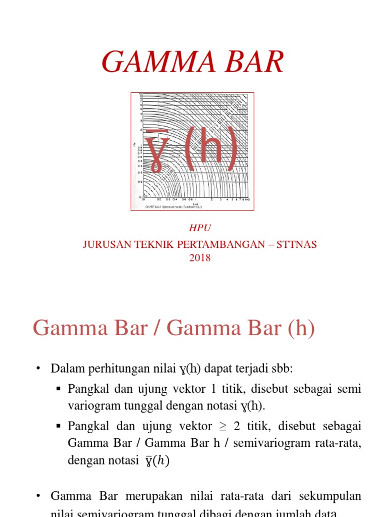 Perhitungan Gamma Bar dalam Geostatistik | PDF | Metode & Bahan Ajar ...
