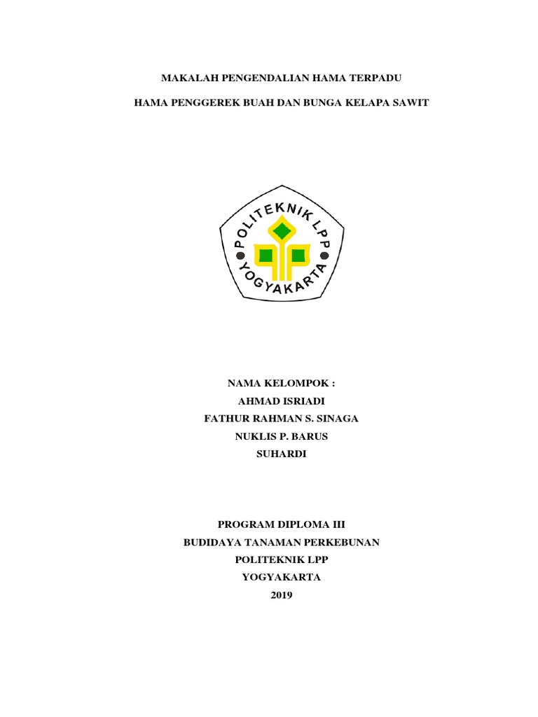 Pengendalian Hama Tirathaba pada Kelapa Sawit | PDF