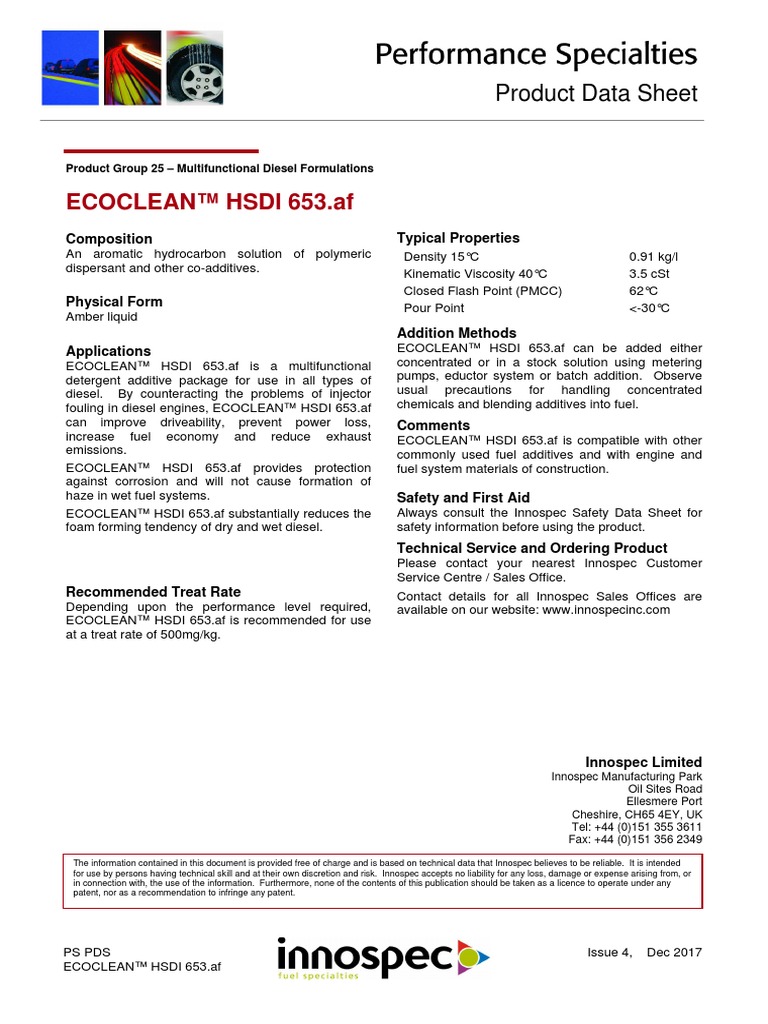Ecoclean (TM) HSDI 653.af - PDS (2381) | PDF | Soft Matter | Applied ...