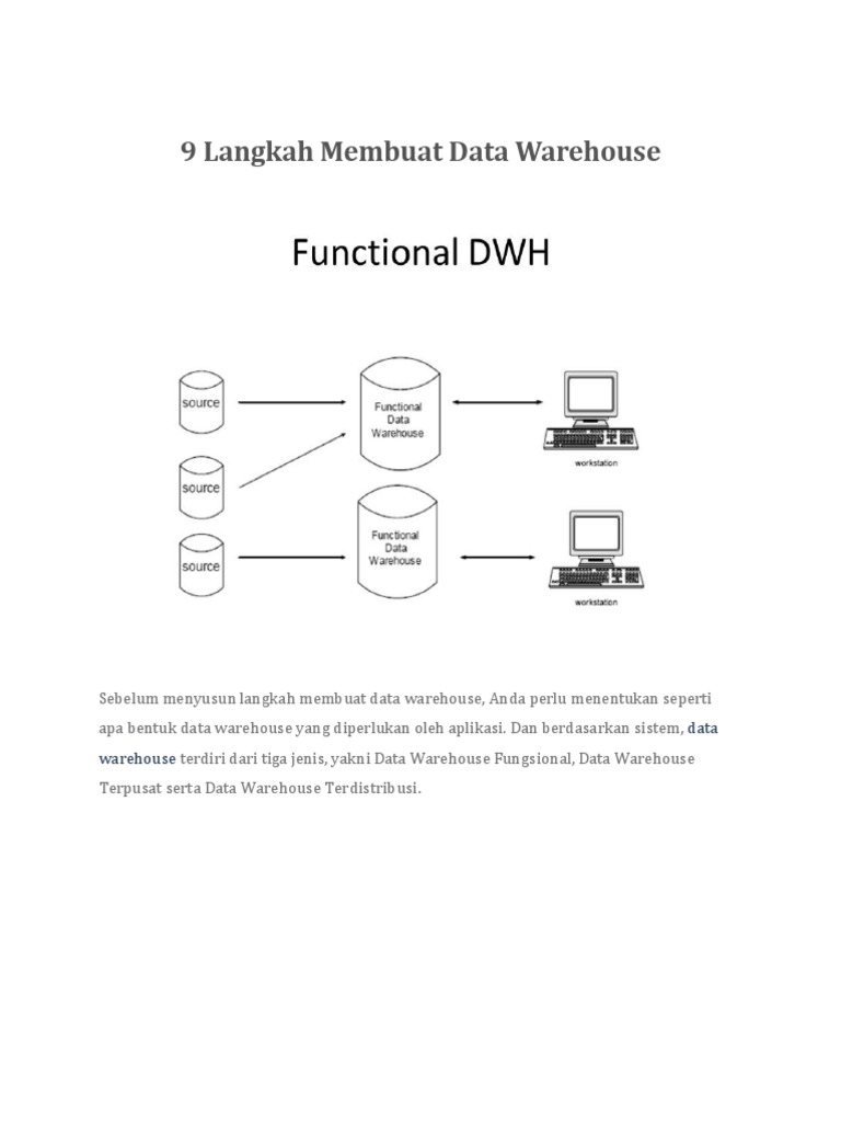 9 Langkah Efektif Membangun Data Warehouse | PDF