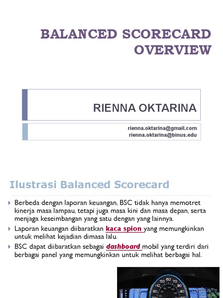Panduan Lengkap Balanced Scorecard | PDF | Bisnis