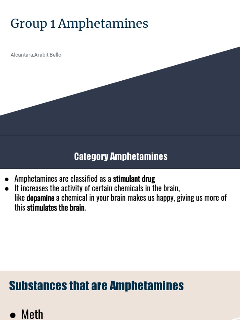 Amphetamines | PDF | Stimulant | Drugs
