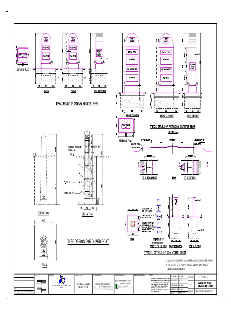 2.typical Road Side Furniture | PDF | Road | Land Transport