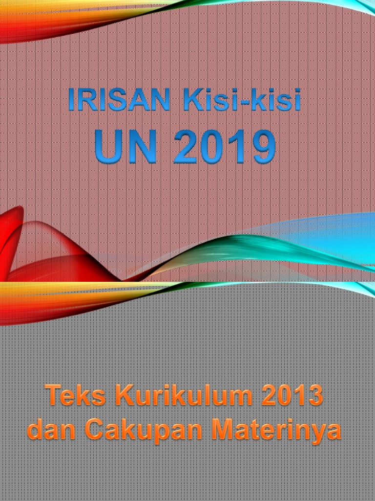 Analisis SKL UN Bhs. Indonesia | PDF