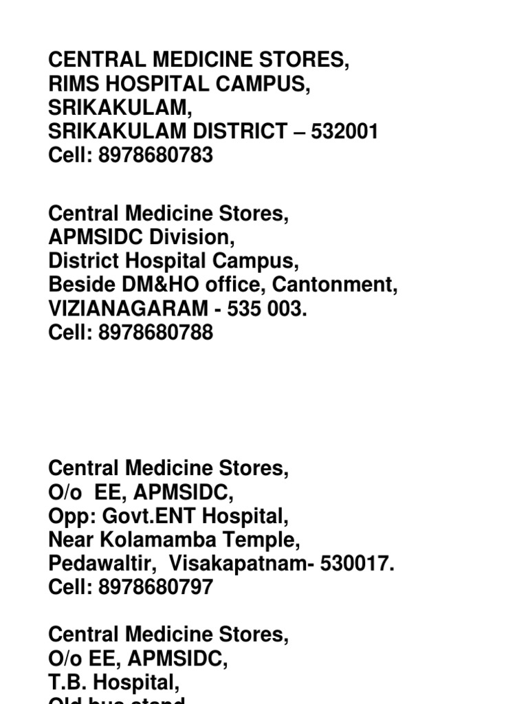 Apmsidc CDS Address | PDF