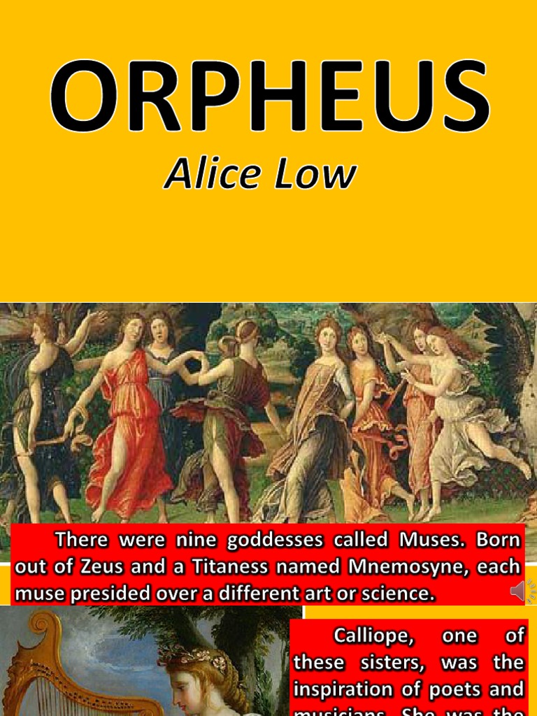 Orpheus by Alice Low | PDF