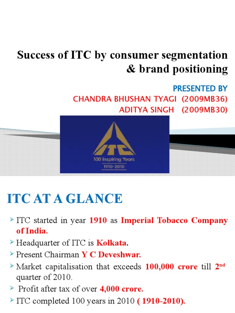 ITC's Consumer Segmentation Strategy | PDF | Marketing | Business Process