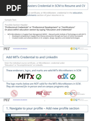 Mitx Certificate