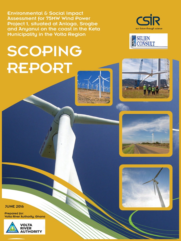 Scoping Report For Wind Power Project 1 | PDF | Renewable Energy ...