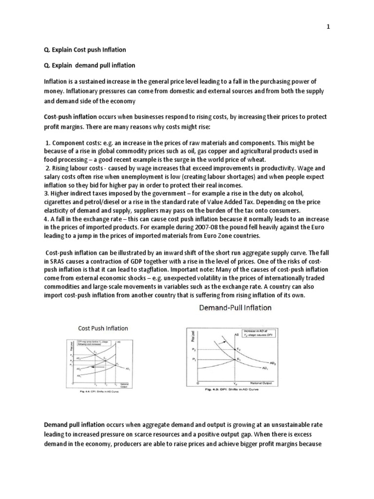 Inflation Note | PDF | Inflation | Interest