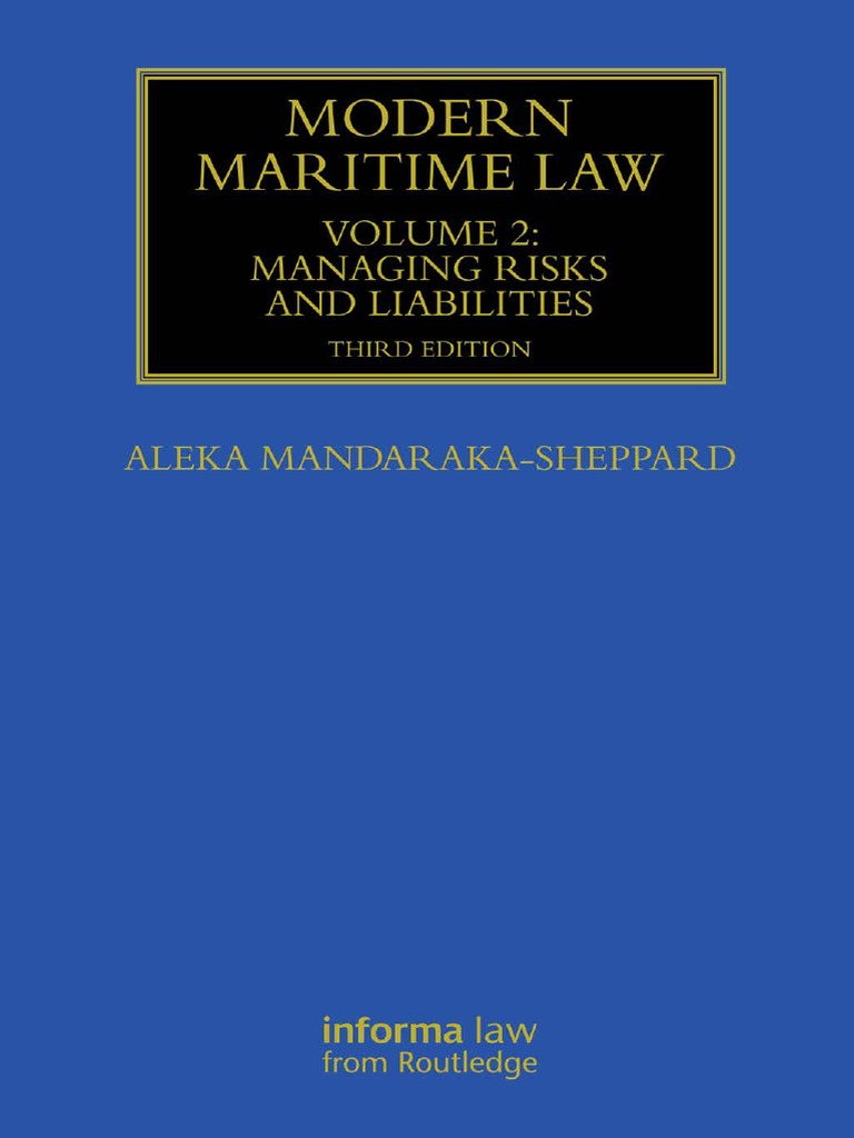 Modern Maritime Law PDF | Download Free PDF | Admiralty Law | Jurisdiction