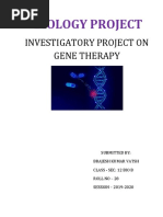 Biology Investigatory Project | PDF | Genetic Disorder | Dominance ...