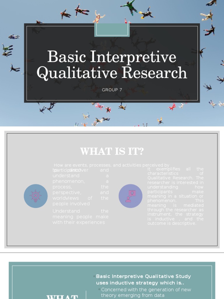 Basic Interpretive Qualitative Research | PDF | Career & Growth | Science & Mathematics
