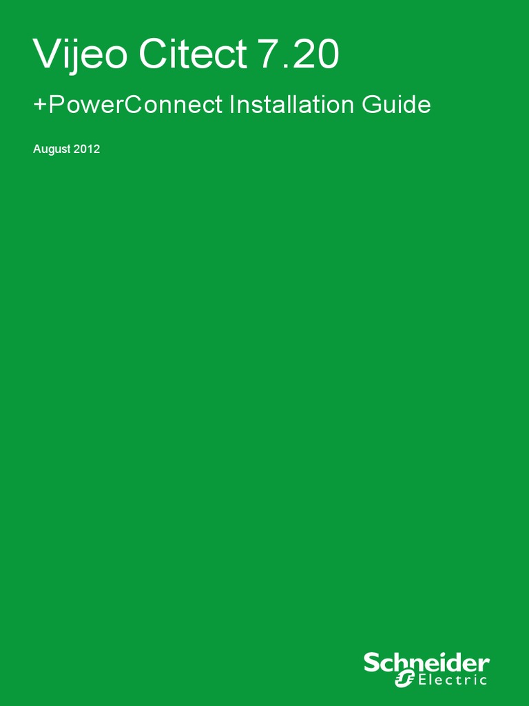 Vijeo Citect +PowerConnect Installation Guide | PDF | Tag (Metadata ...