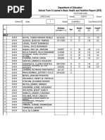 SF 8 Automatic Input Data | PDF | Overweight | Body Mass Index