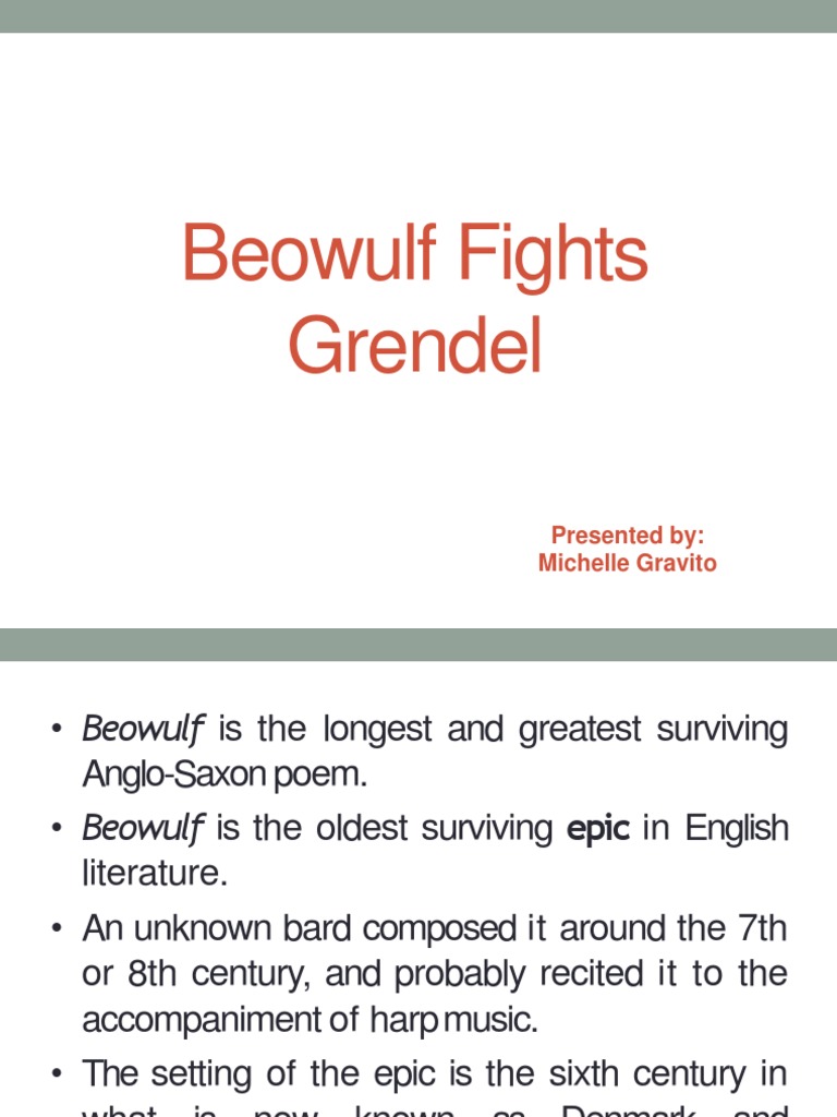 Beowulf The Ruined City | PDF | Beowulf | Old English Poems