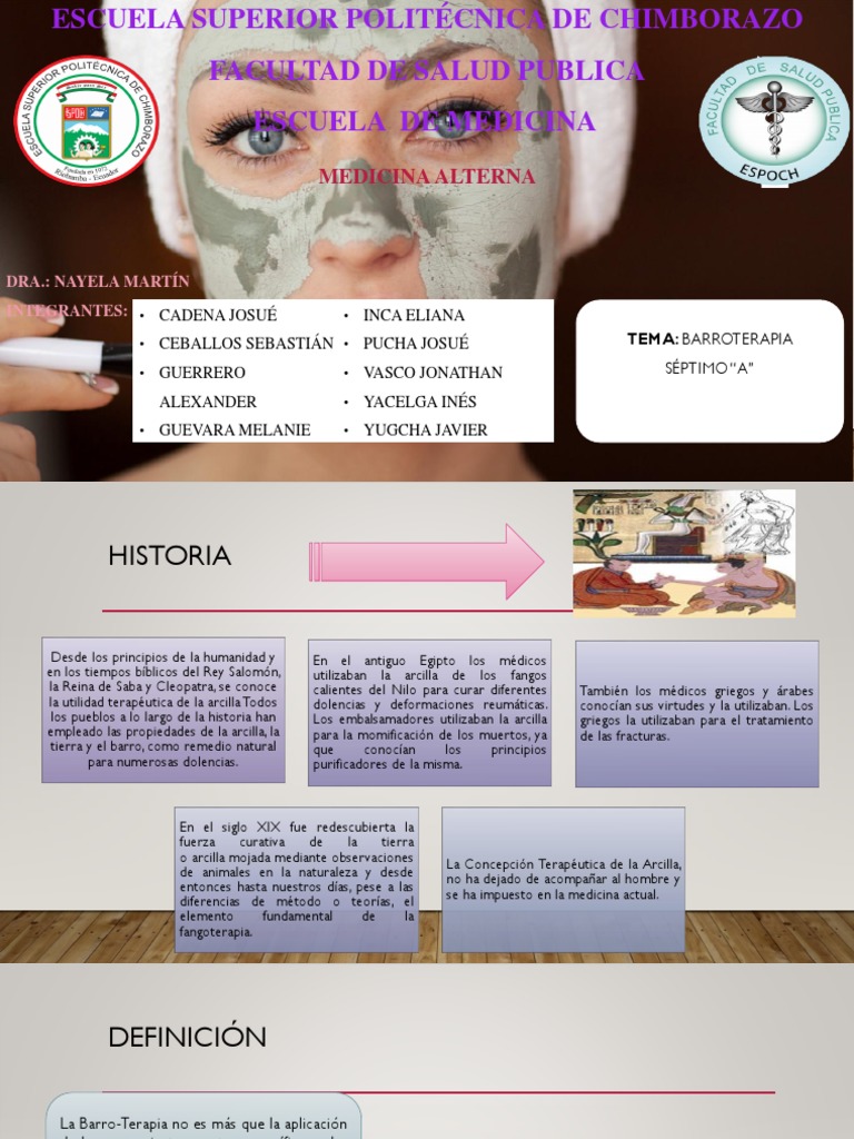 Propiedades y Aplicaciones de Barroterapia | PDF | Arcilla ...