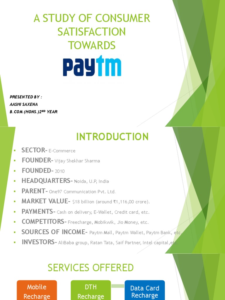 PAYTM | PDF | Payments | Business