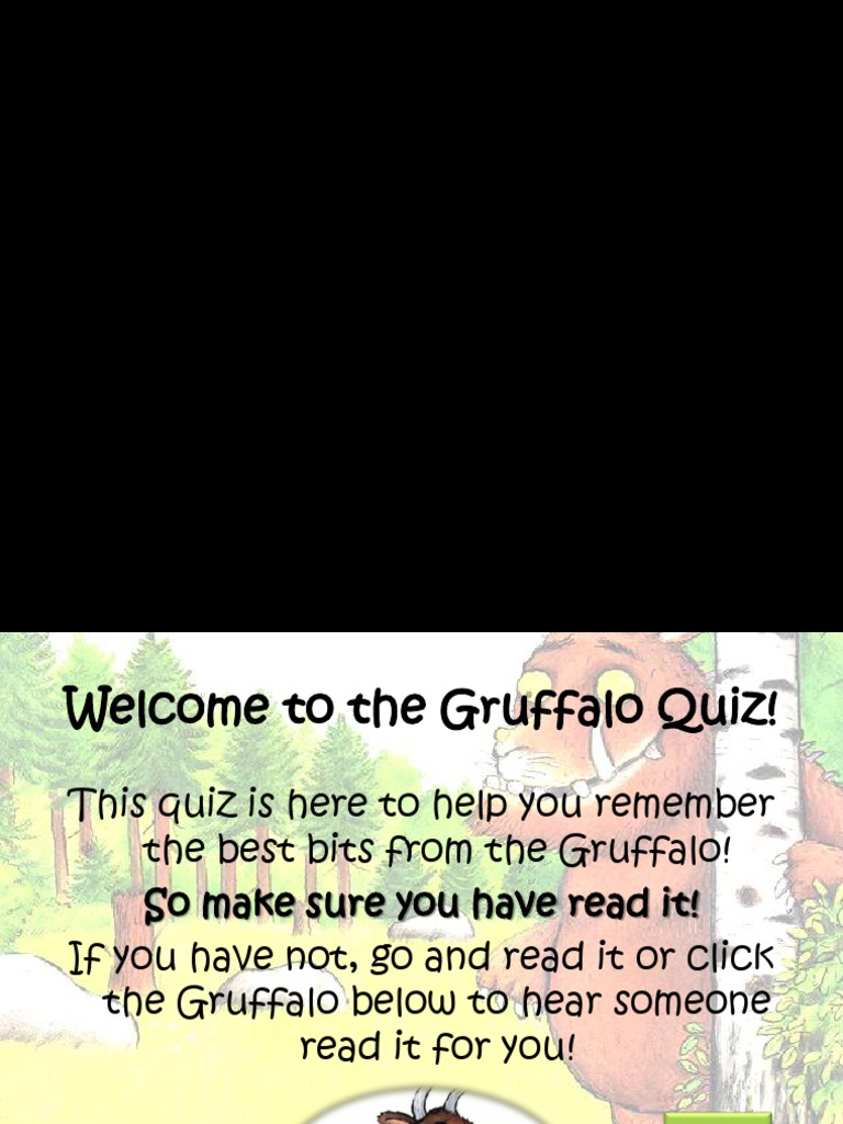Gruffalo Memory Quiz for Kids | PDF | Self-Improvement