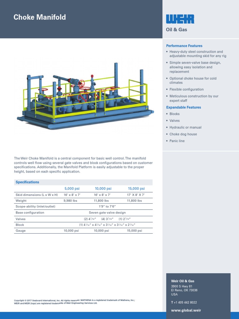Choke Manifold | PDF | Valve | Machines