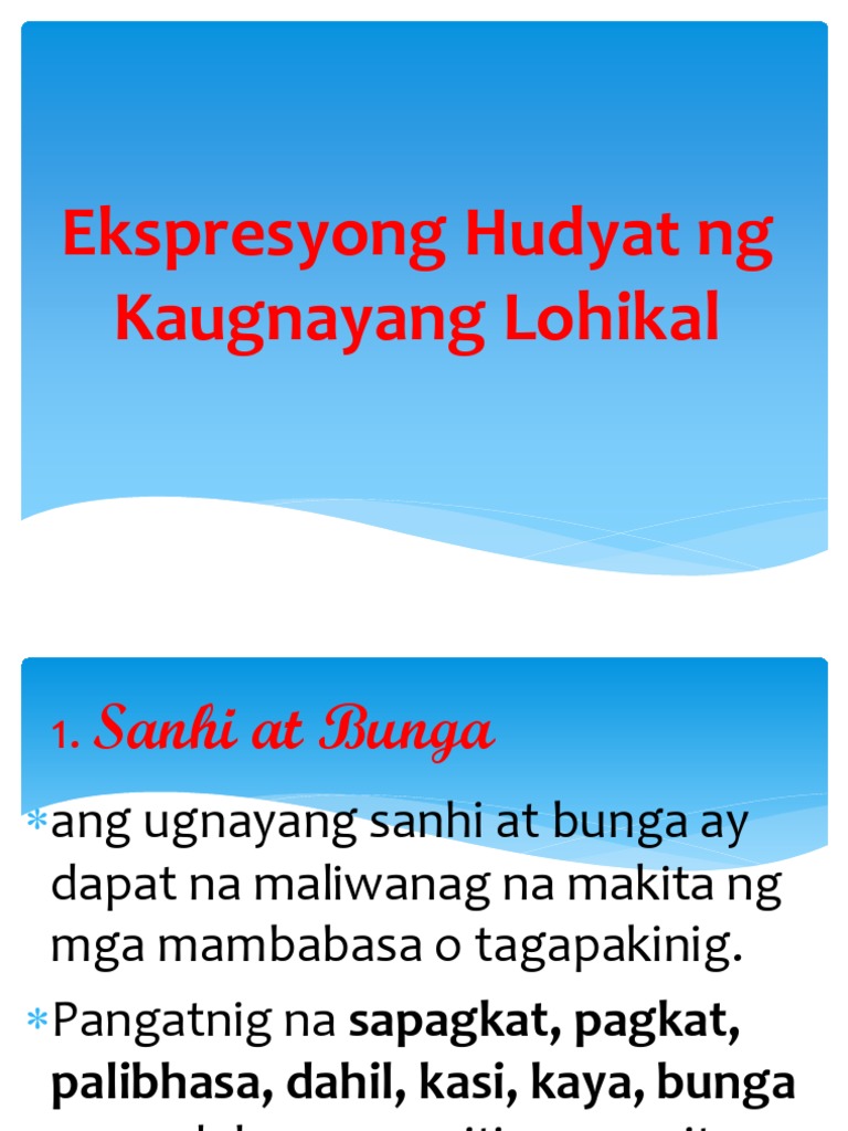 Ekspresyong Lohikal | PDF