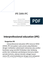 IPE Dan IPC Dalam Program Kesehatan Masyarakat | PDF