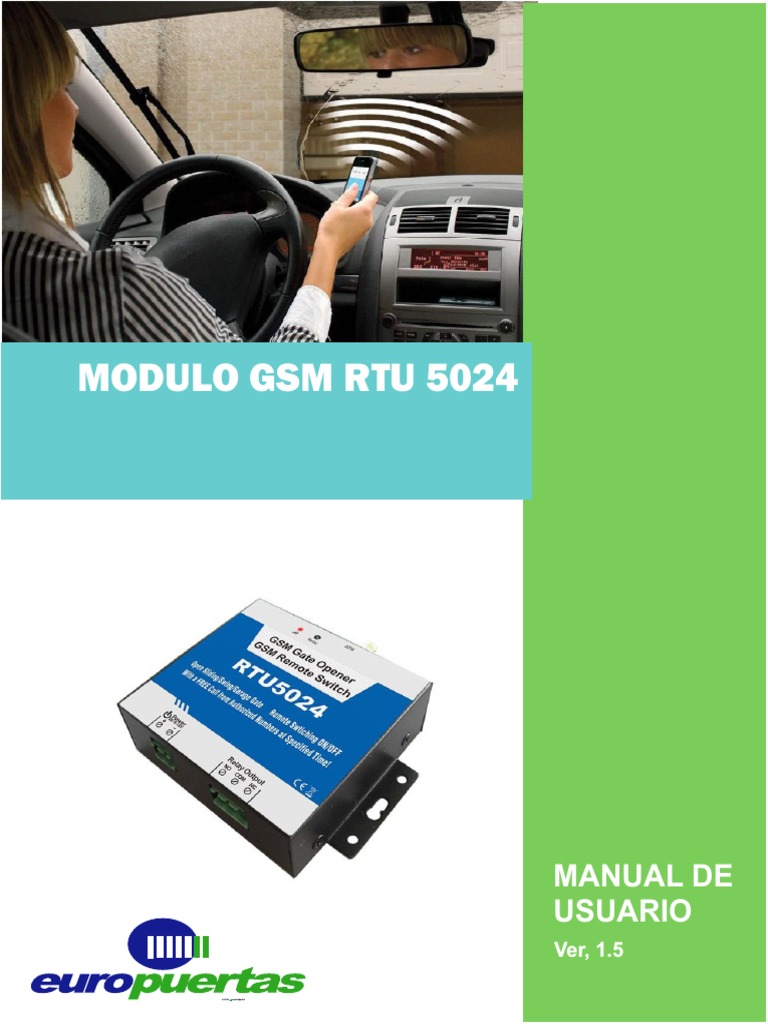 Manual Español RTU5024 | PDF | Gsm | Contraseña