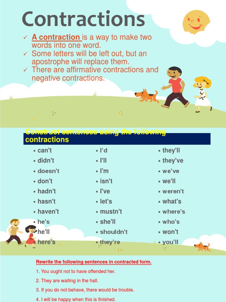 Contractions | PDF