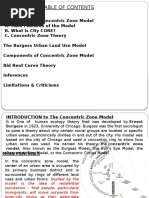 Burgess's Concentric Zone Model Explained | PDF | City | Urbanization