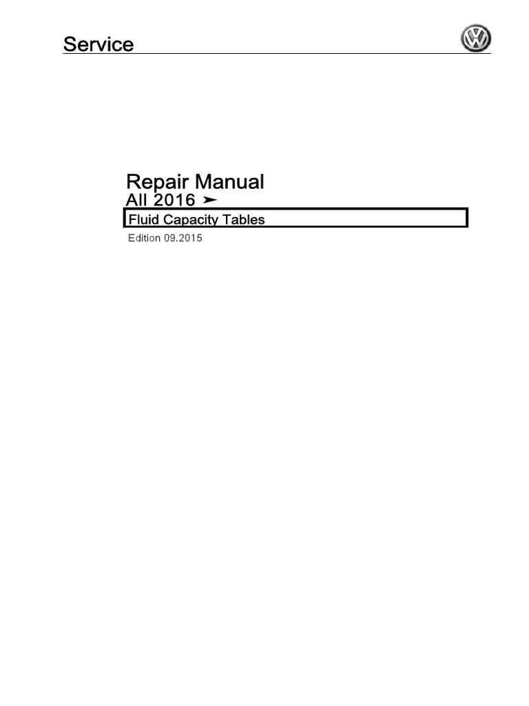 All 2016 Fluid - Capacity - Tables | PDF | Automatic Transmission ...