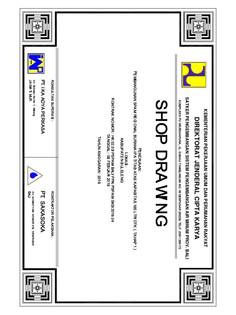 Sampul, Shop Drawing PDF | PDF