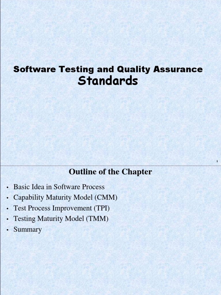 CMM TMM | PDF | Software Testing | Information Management