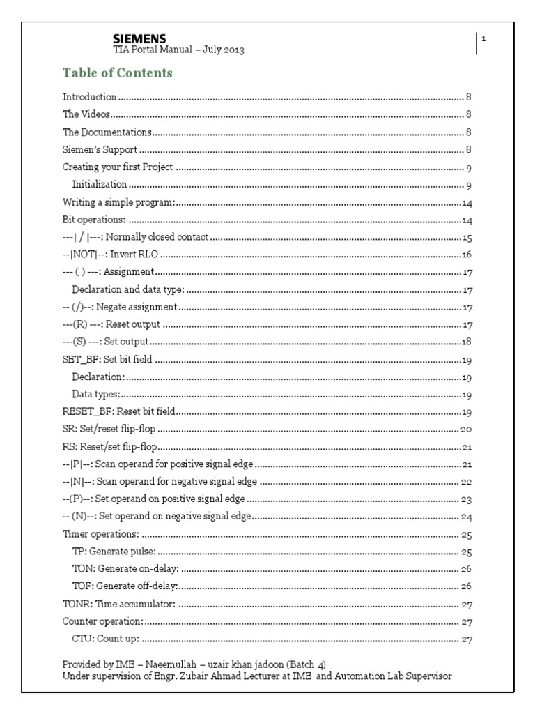 Siemens's Tutorial | PDF | Programmable Logic Controller | Trigonometric Functions