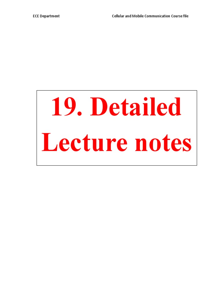 CMC - Handwritten Notes PDF | PDF