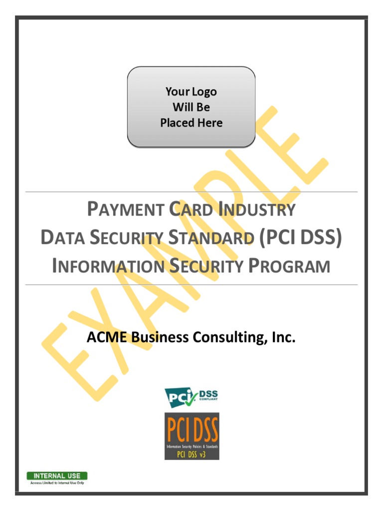 Example Pci Dss v3 It Security Policy Pcidss Compliance | PDF | Payment ...