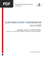Citas y Referencias en Estilo IEEE | PDF