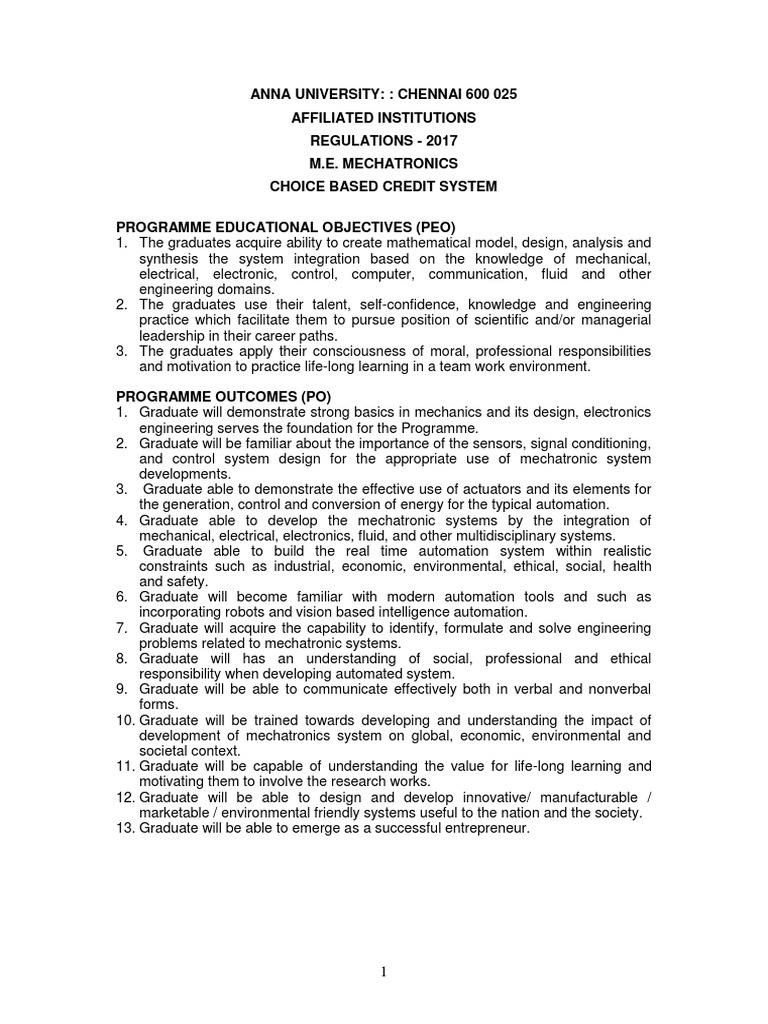 M.E. Mechatronics | PDF | Control Theory | Laplace Transform