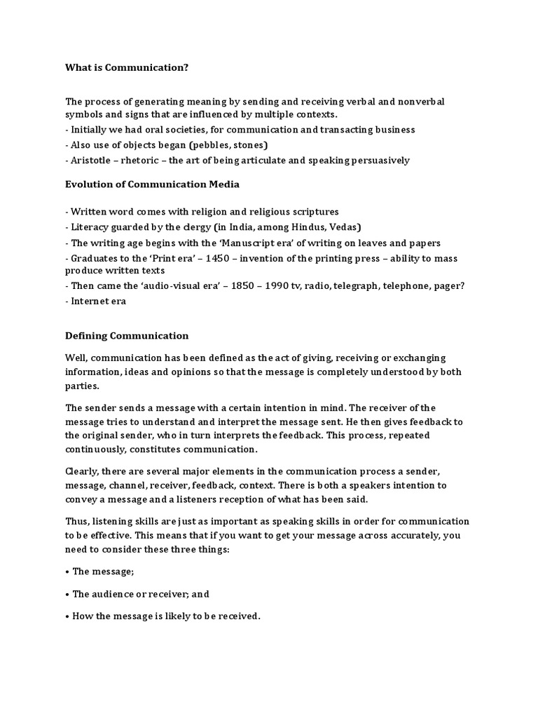 IMC - Mediated and Non Mediated Communication | PDF | Communication ...