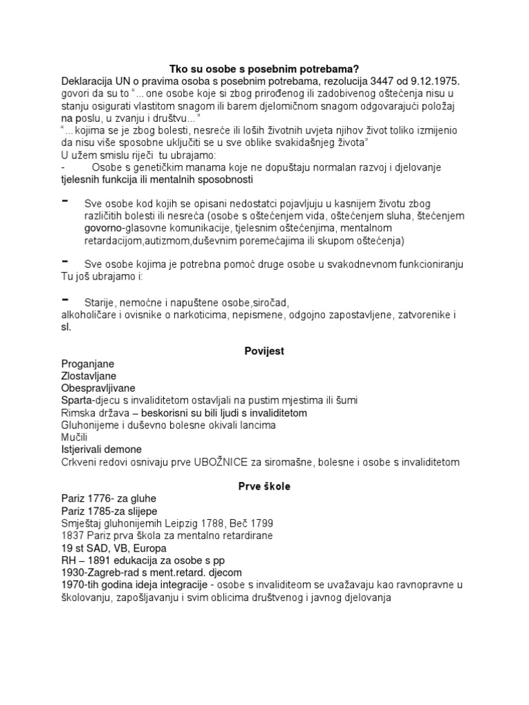 Skripta - Skraćena Verzija | PDF