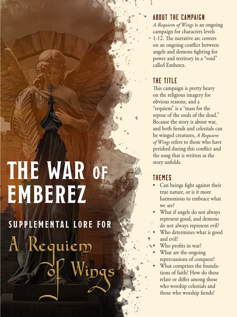 1466794-The War of Emberez V1 | PDF | Demons | Mythology