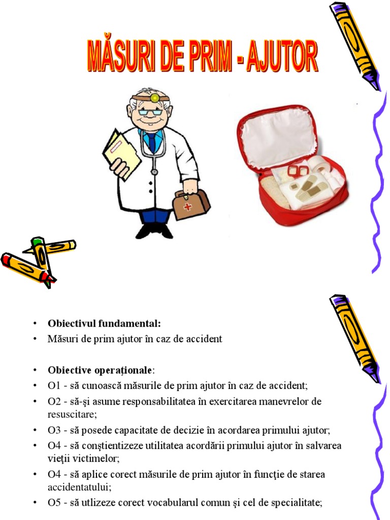 lectie masuri de prim ajutor