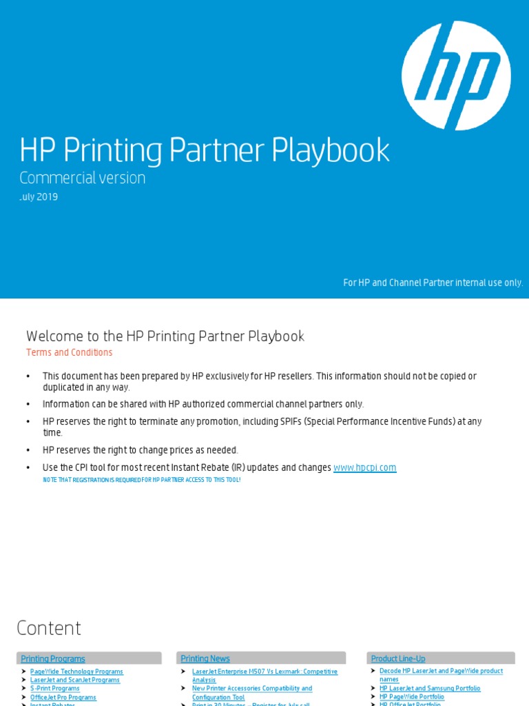 HP Dealer Product Lineup PDF | PDF | Image Scanner | Hewlett Packard