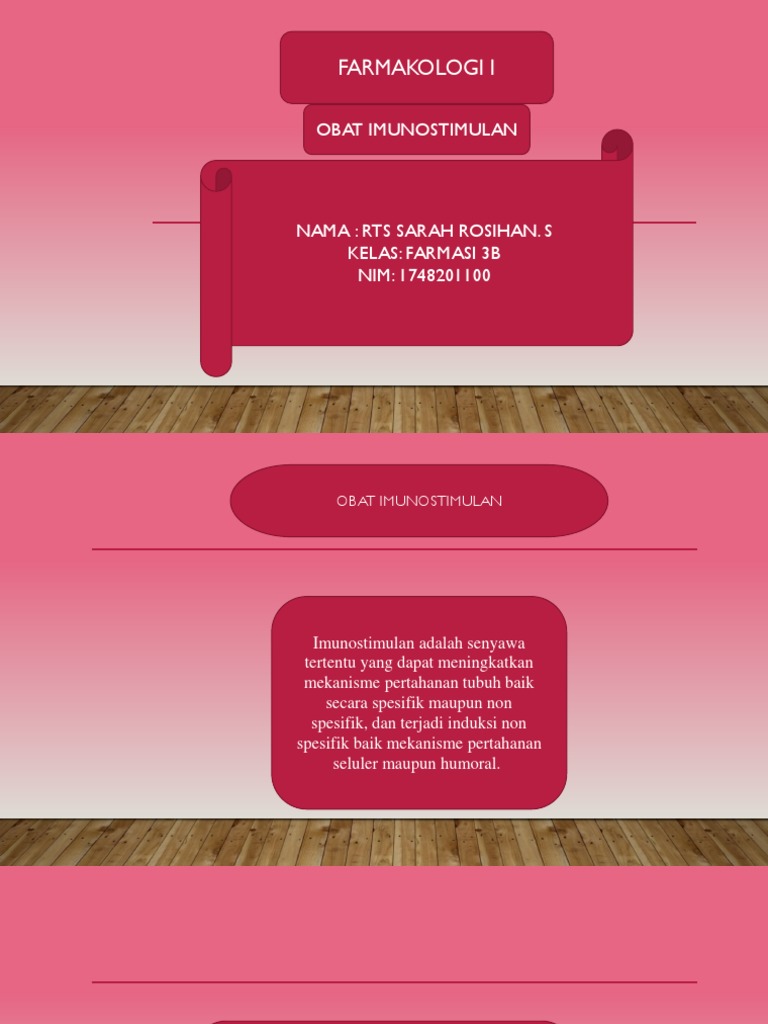 Pengertian dan Mekanisme Imunostimulan | PDF | Kesehatan Holistik ...