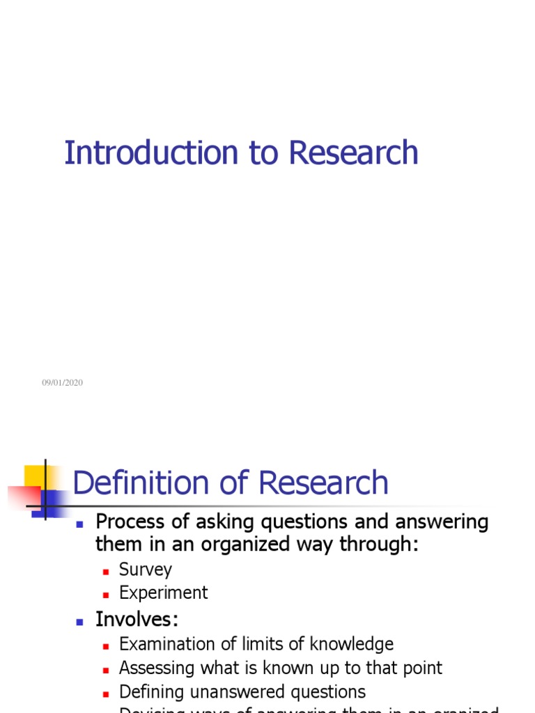Introduction To Research 9 - Lesson 1 | PDF | Scientific Method ...