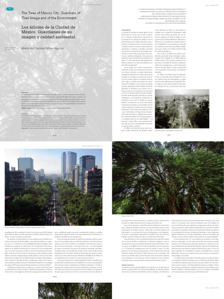 Árboles CDMX | PDF | Ciudad de México | Arboles