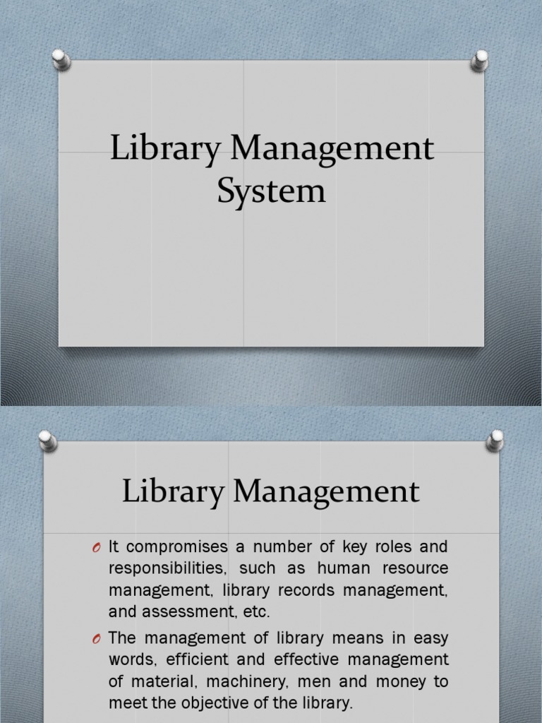 Library Management System Overview | PDF | Libraries | Library Science