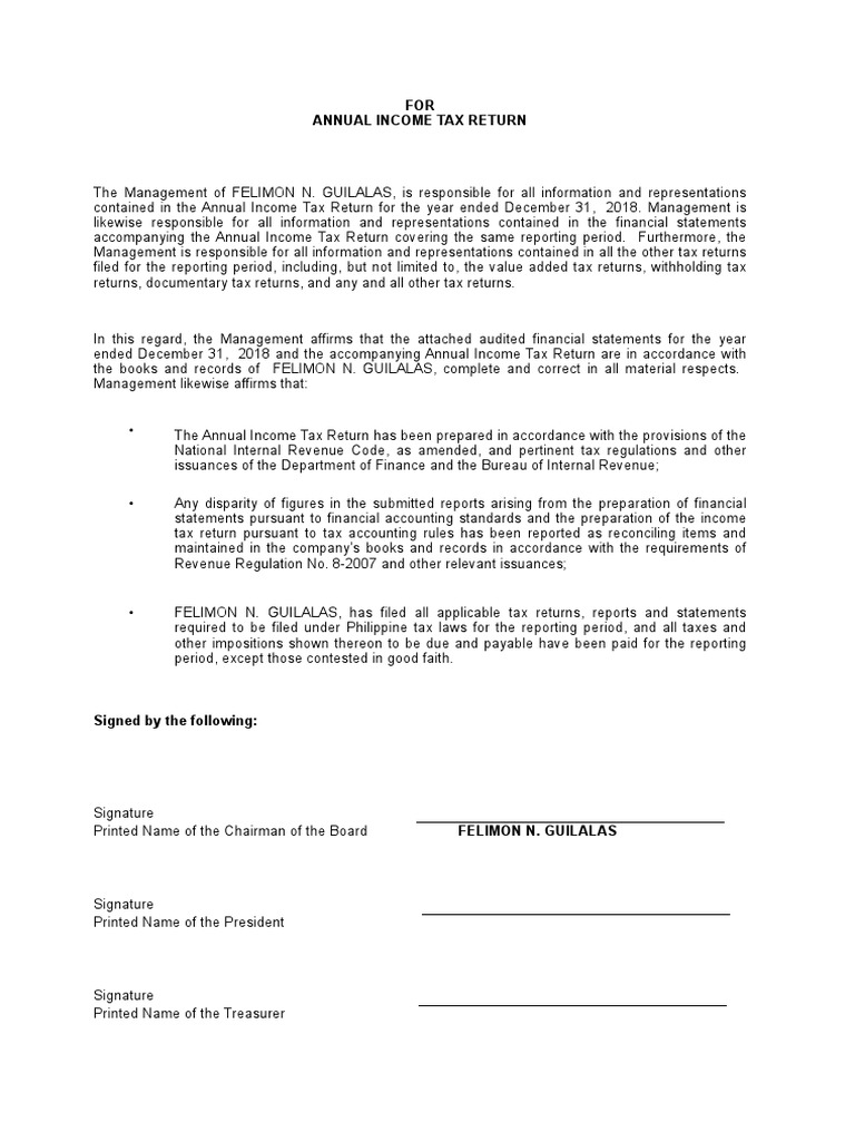 New SMR For Income Tax Return | PDF