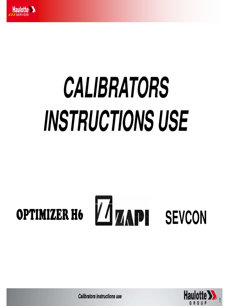 Instruction For Calibrator-GB | PDF | Menu (Computing) | Parameter (Computer Programming)