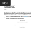 Duty Detail Order (Ddo) Sample Format | PDF | Security Guard | Physical ...